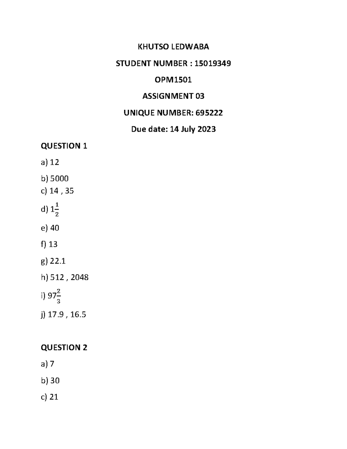 ORIENTATION TO INTERMEDIATE PHASE MATHEMATICS - KHUTSO LEDWABA d) – 90 ...
