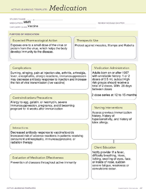 Bacterial Meningitis - System Disorder - ACTIVE LEARNING TEMPLATES ...