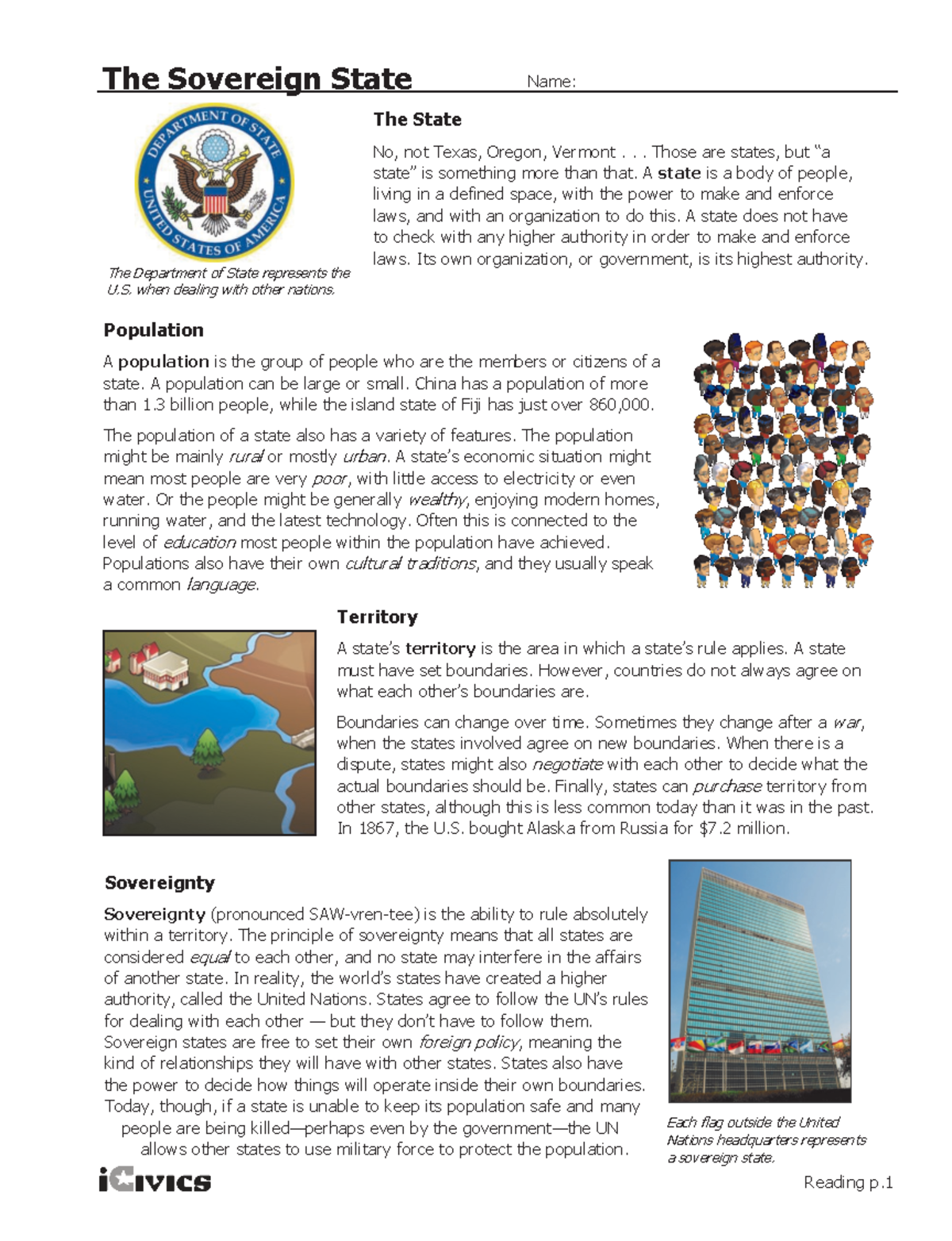 [Template] Sovereign State reading fillable - Sovereignty Sovereignty ...