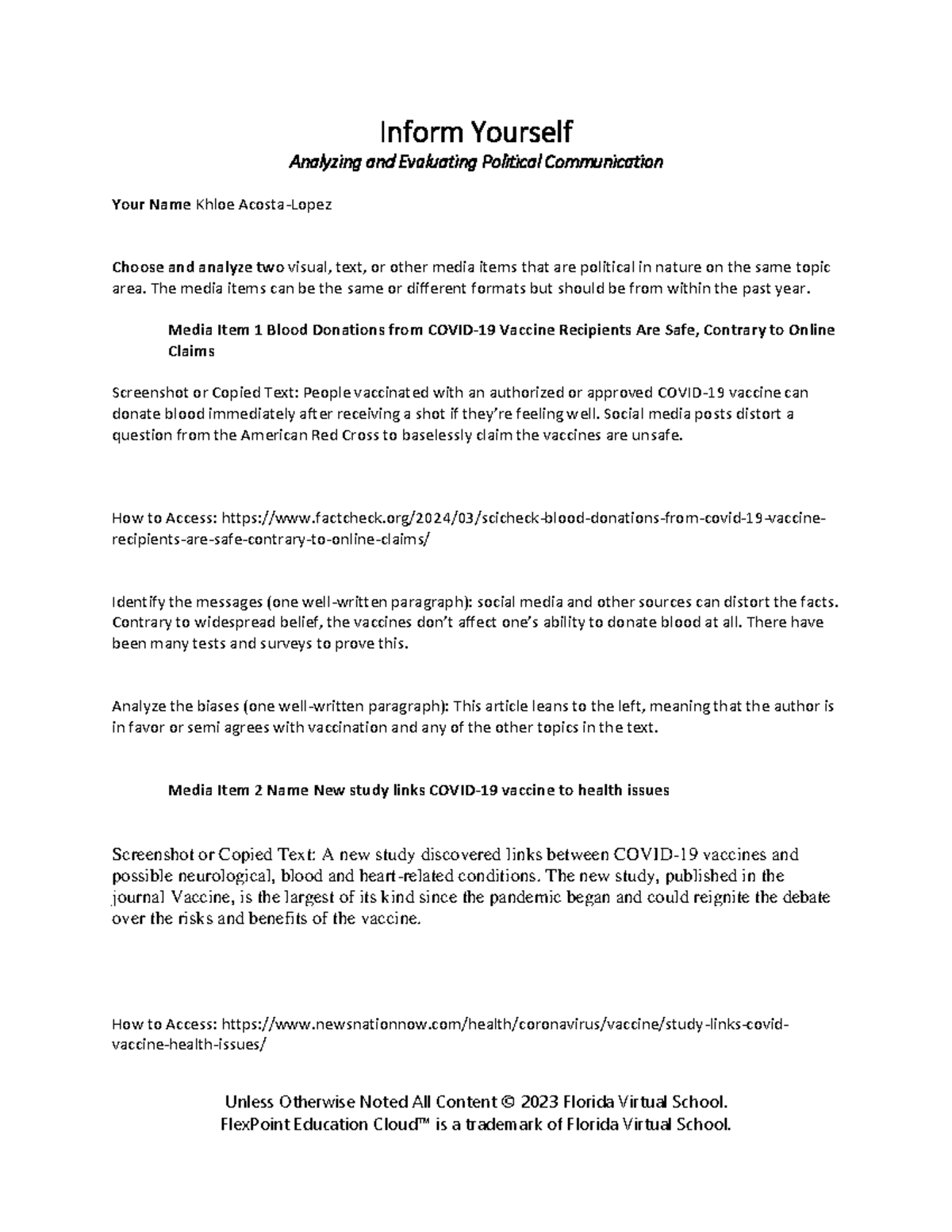 Inform yourself template Khloe A - Unless Otherwise Noted All Content ...