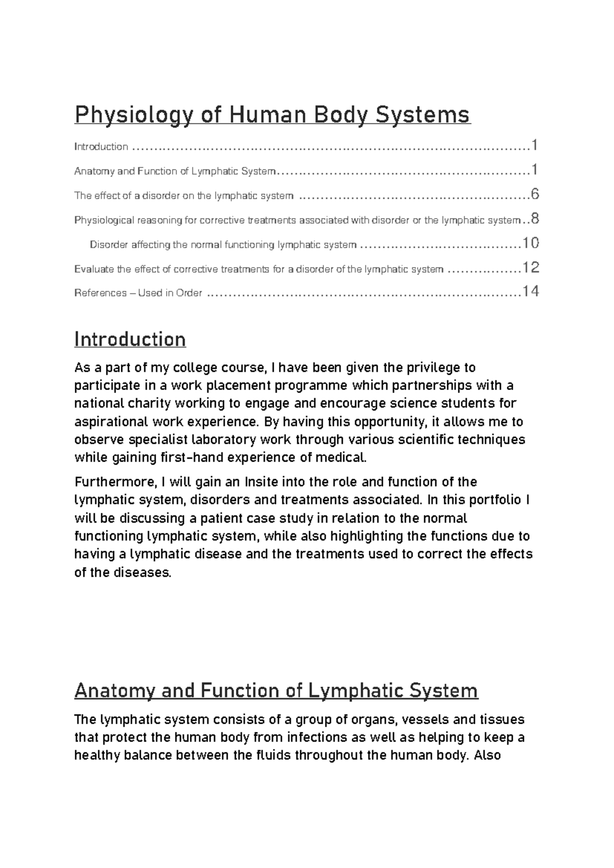 UNIT8 LAB - Unit 8 learning aim b - Physiology of Human Body Systems ...