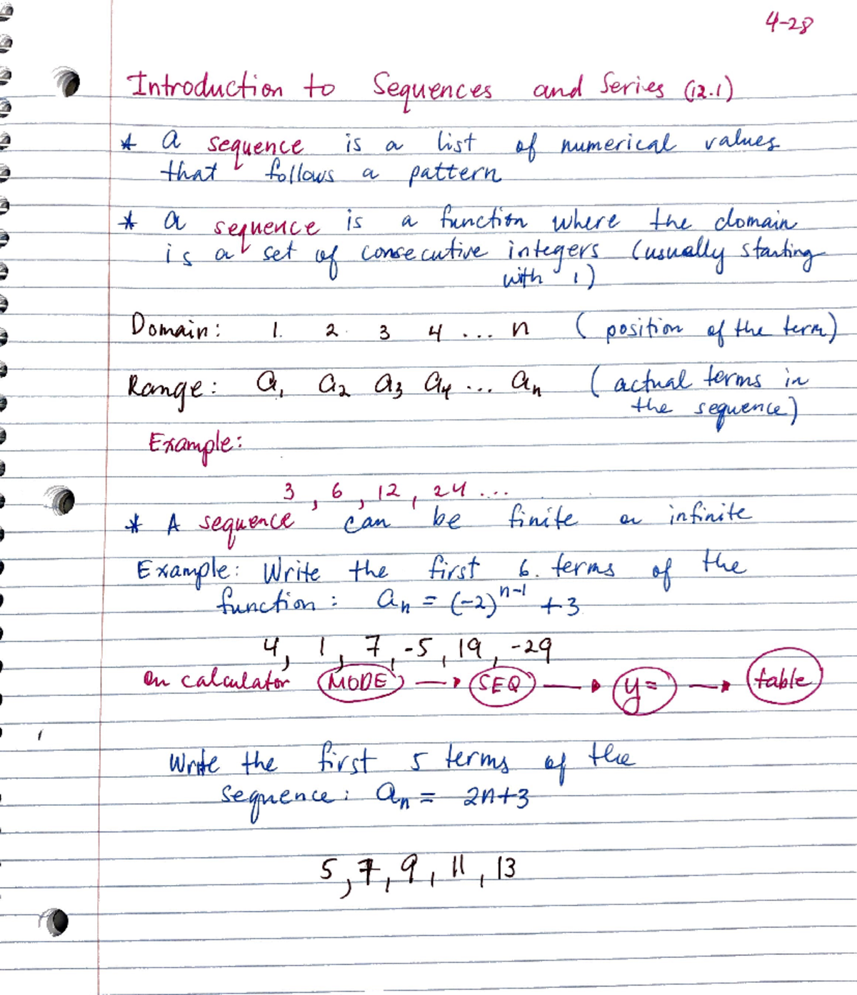 Introductions on Series and sequence notes - 4- tntroduchon +o ...