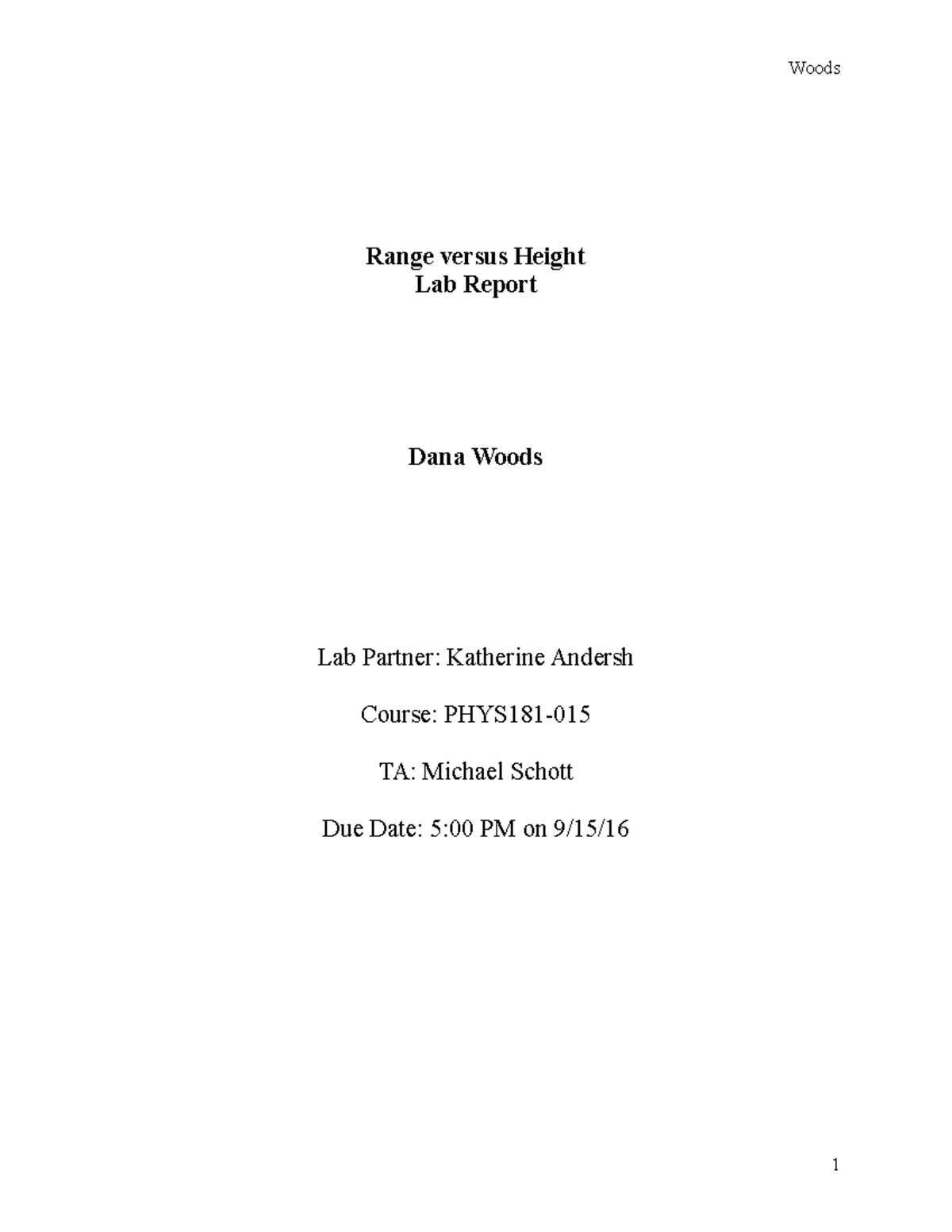 Range versus Height - Then, this method would be used to derive data ...