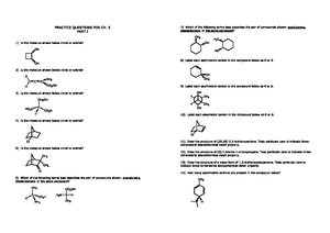Chirality Exercise WITH Correction - PRACTICE QUESTIONS FOR CH. 5 PART ...
