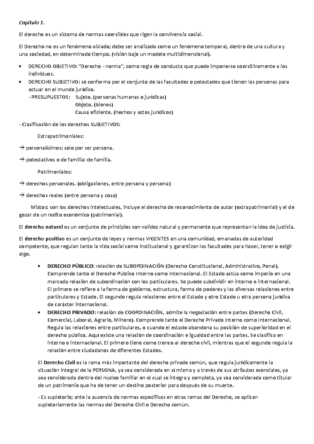 Marco juridico pdf - segundo parcial - Capítulo 1. El derecho es un ...