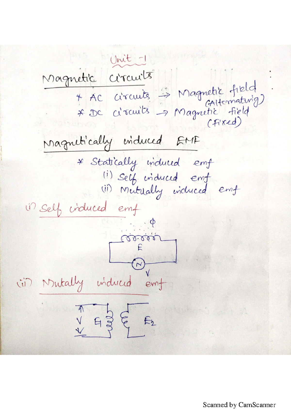 UNIT 1 Problems - Notes - Electrical Machines - Studocu