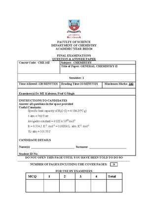 Form 1 Revision material - MODULE: THE NATURE OF SCIENCE TOPIC: DOING ...