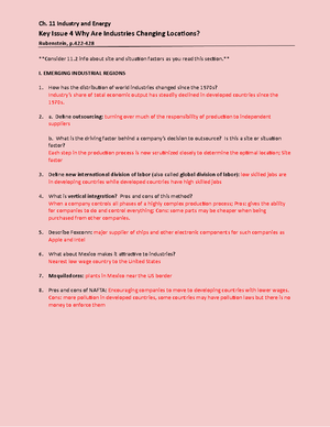 Chapter 13.3 AP Human Geography - Ch. 13 Urban Paerns Key Issue 3 Why ...