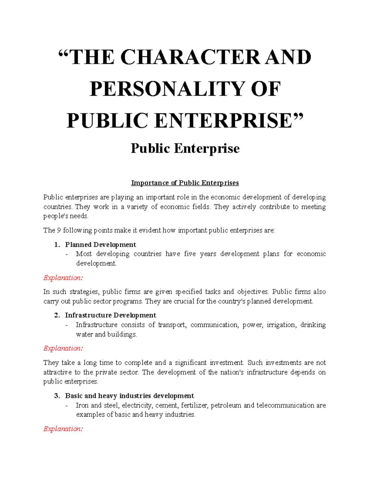 The-Character-and-Personality-of-Public-Enterprise Public-Enterprise ...