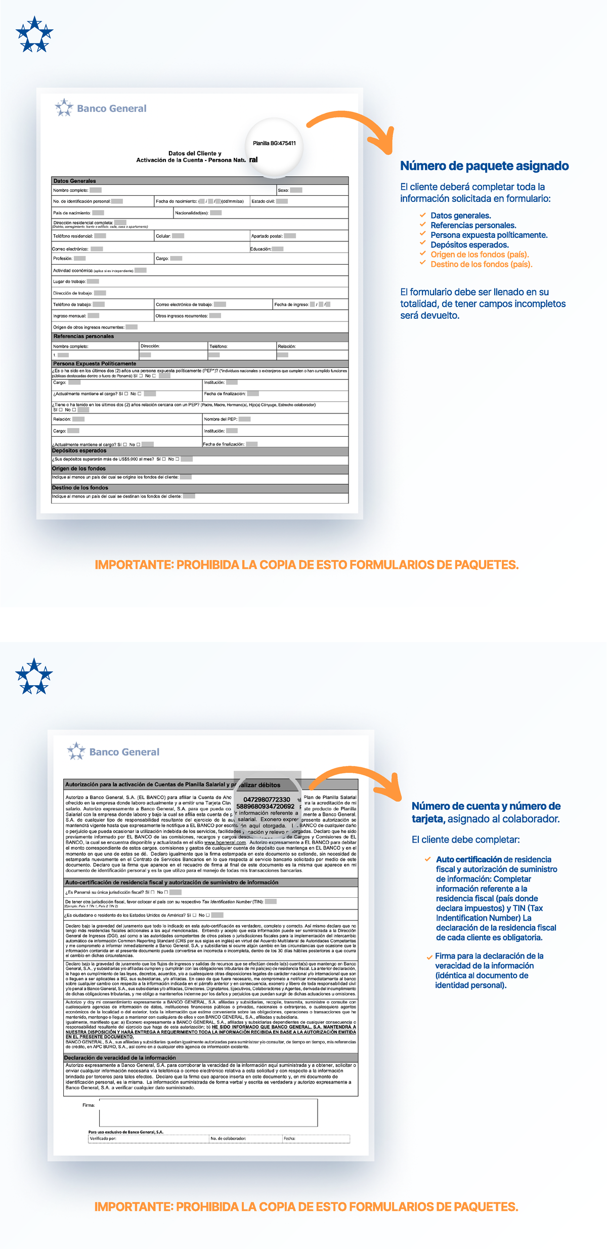 Guia-formulario-paquete - Planilla BG: ral Número de paquete asignado ...