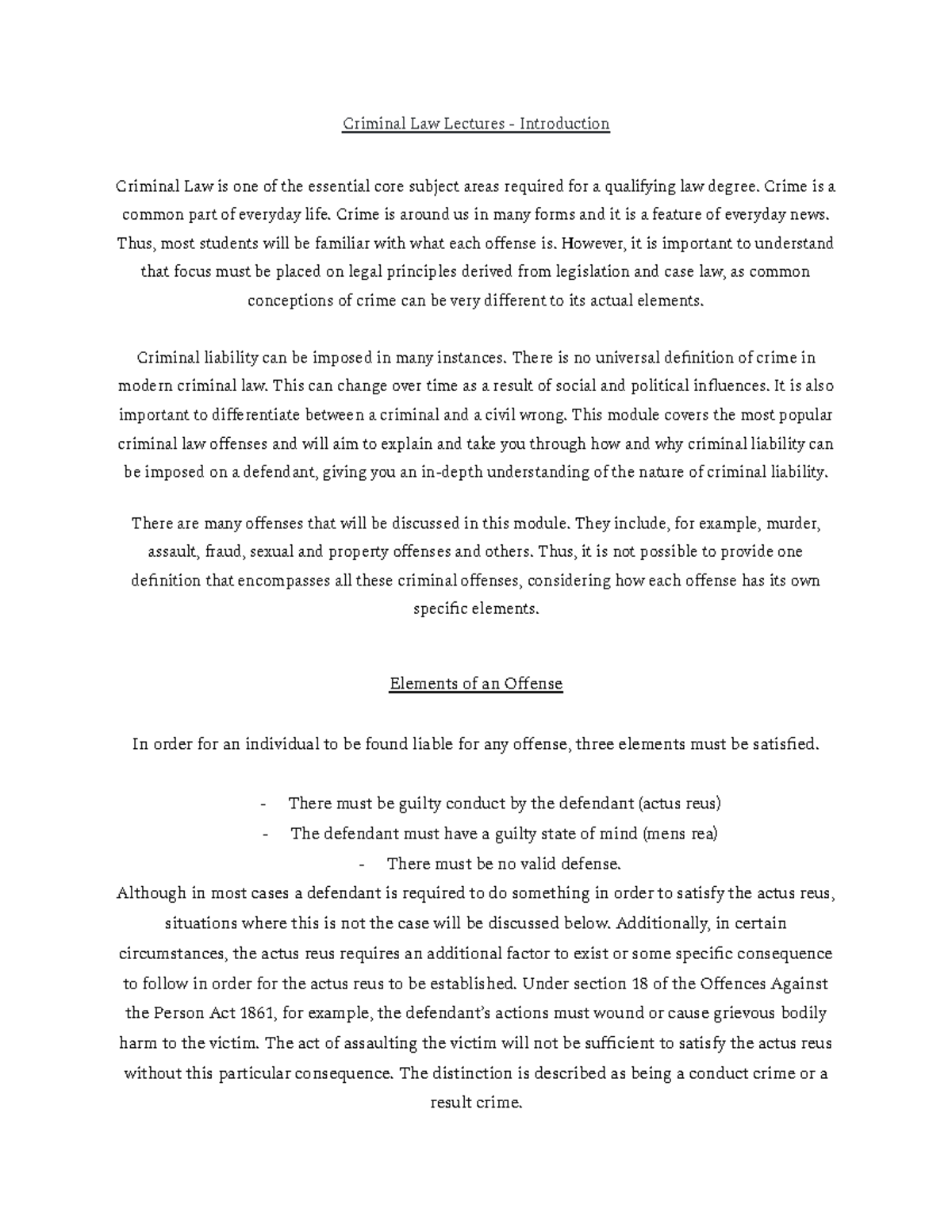 Criminal Law Lectures - Introduction - Criminal Law Lectures ...