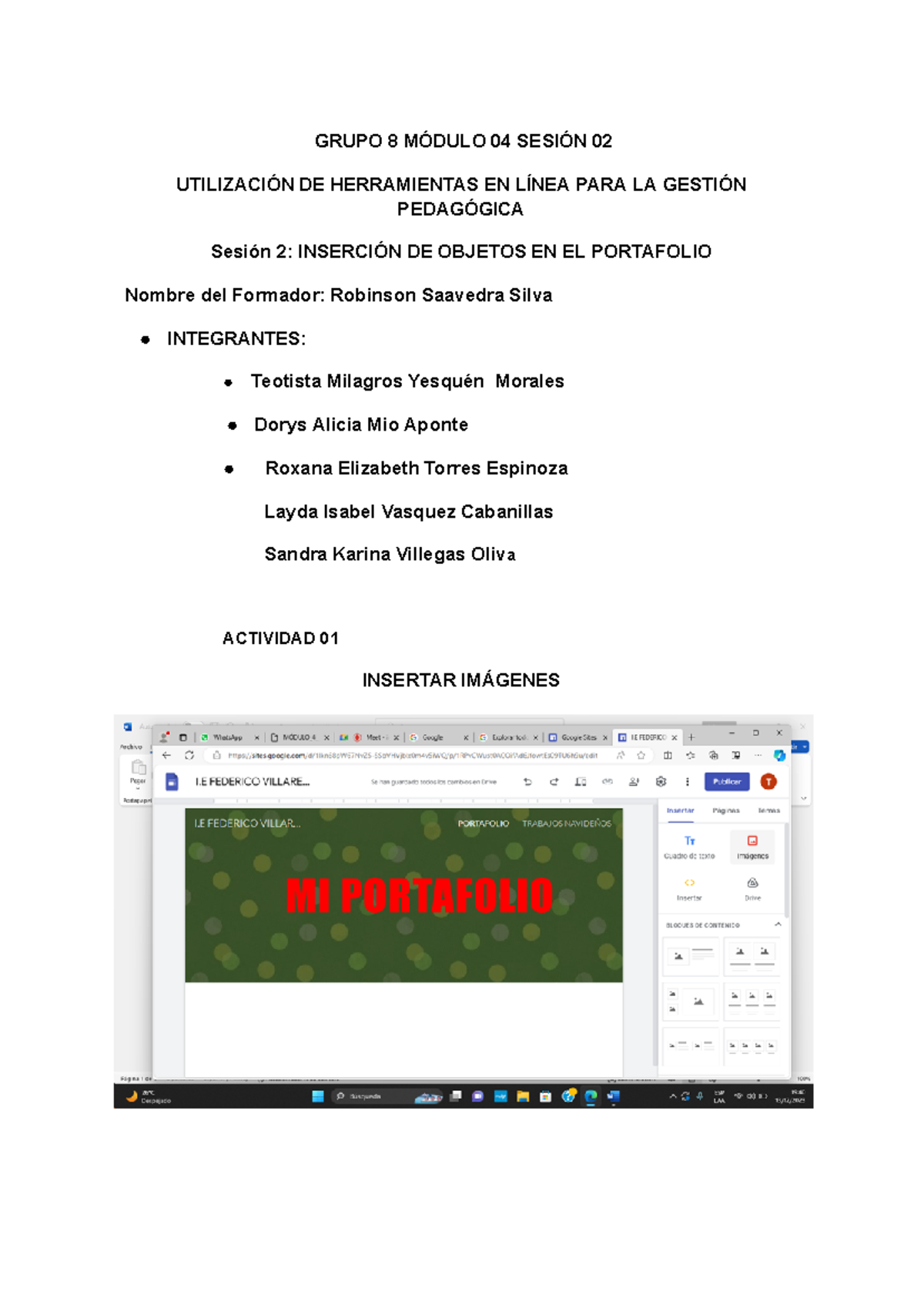 Grupo 08 Modulo 04 Sesion 2 - GRUPO 8 MÓDULO 04 SESIÓN 02 UTILIZACIÓN DE HERRAMIENTAS EN LÍNEA ...