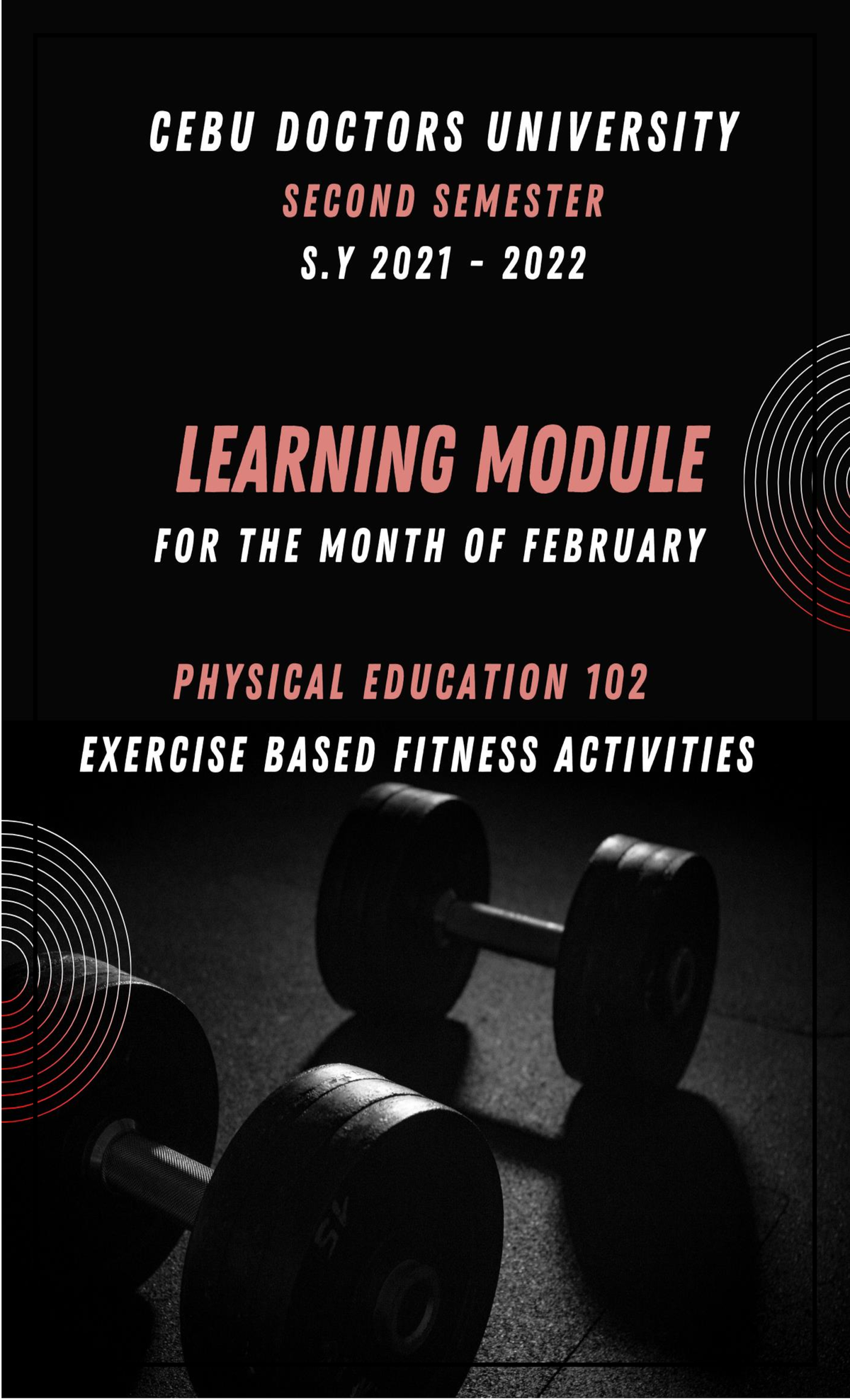 PE-102 Modular- Learning-FOR-THE- Month-OF- February 01 - INTRODUCTION ...