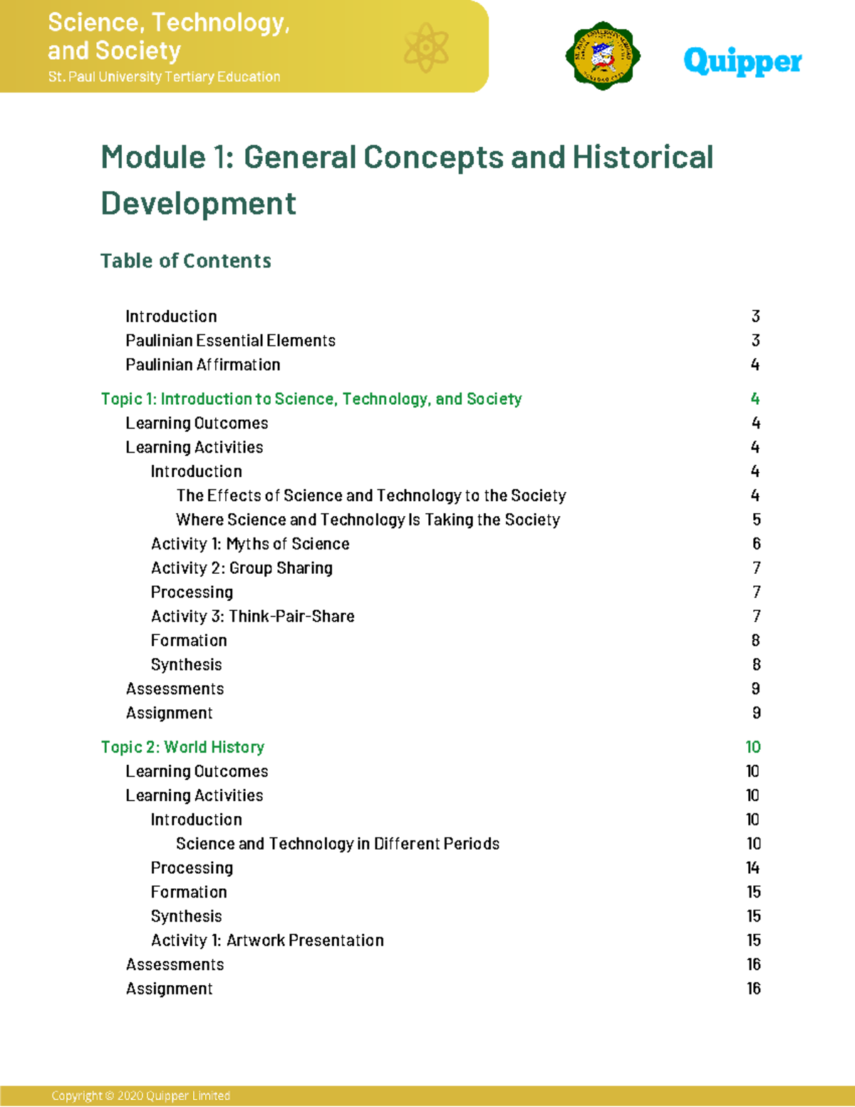 Module-1 Topics-1-5 - GENERAL CONCEPTS AND STS HISTORICAL DEVELOPMENTS ...
