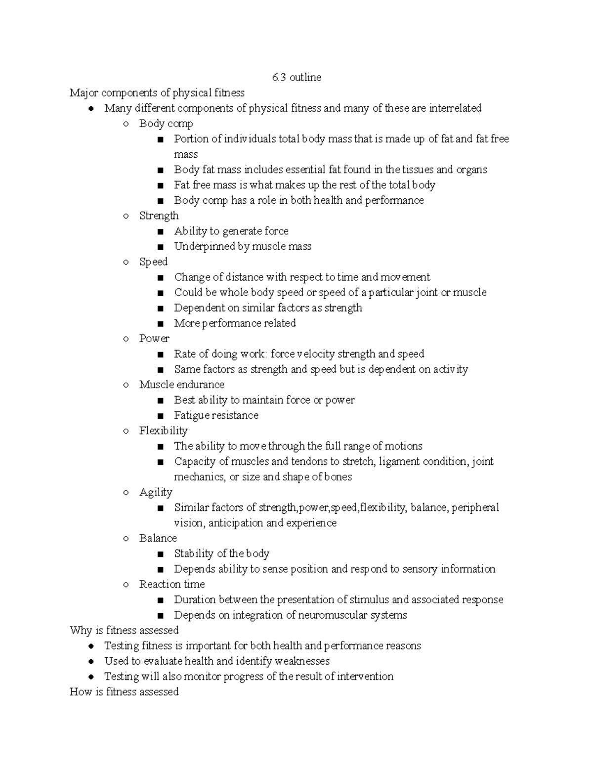 Untitled document - chapter 6.3 outline - 6 outline Major components of ...