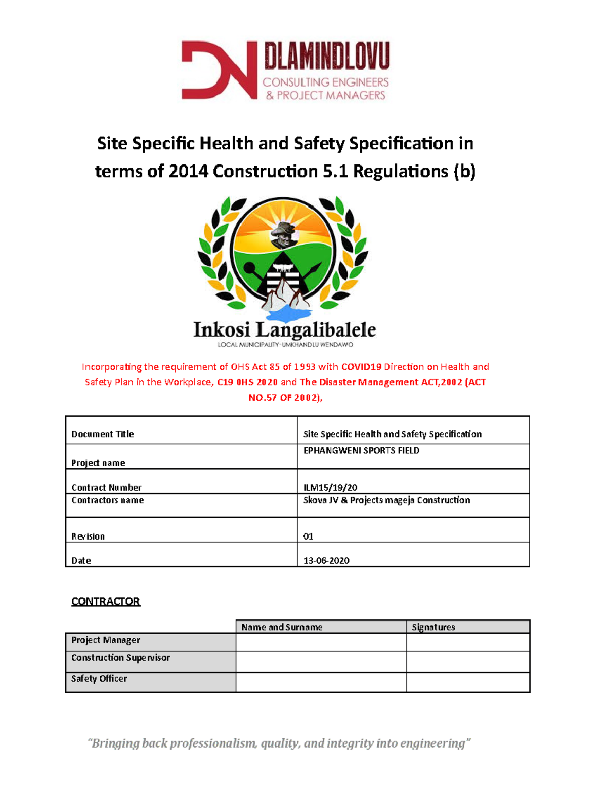 Site Spec - Ephangweni Sportfield with COV - Tutorial - Site Specific ...