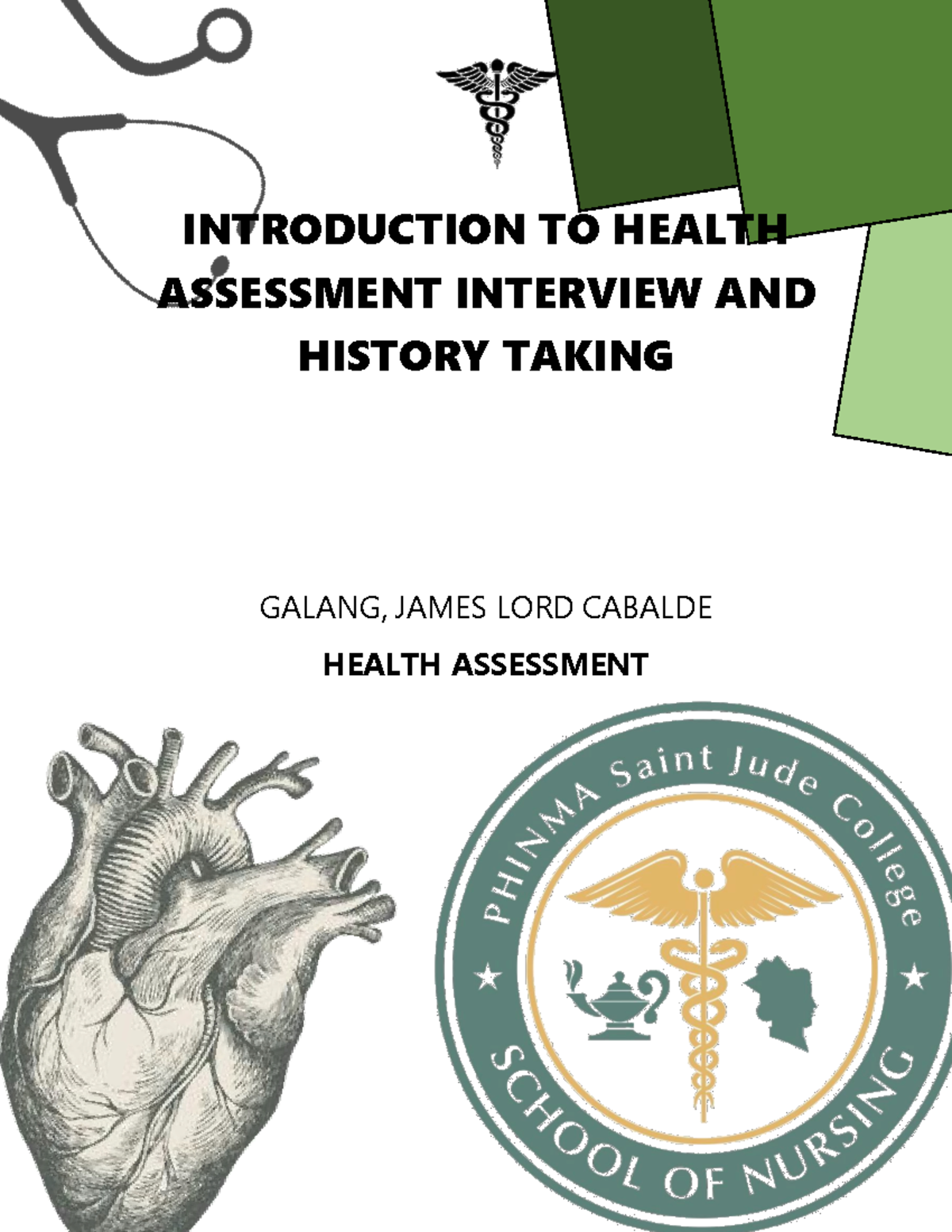 Interview-AND- History- Taking- Reviewer - INTRODUCTION TO HEALTH ...