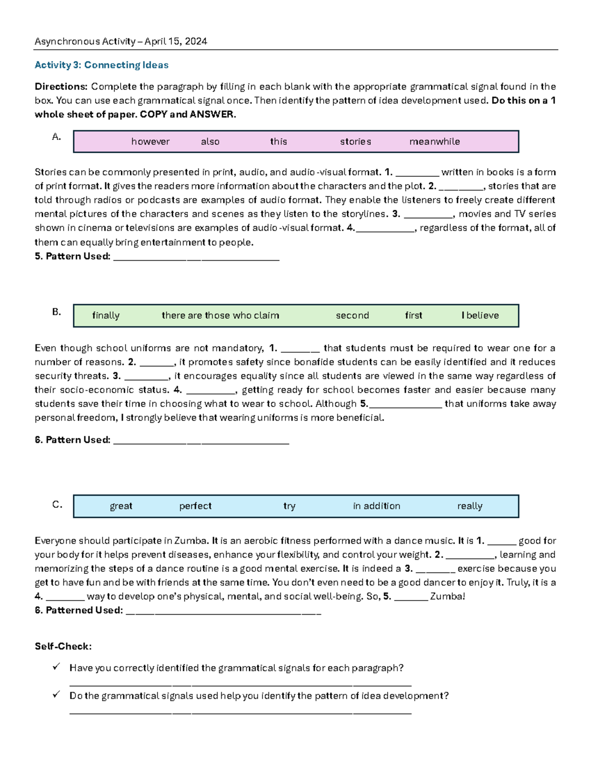 Grammatical Signals - Asynchronous Activity – April 15, 2024 Activity 3 ...