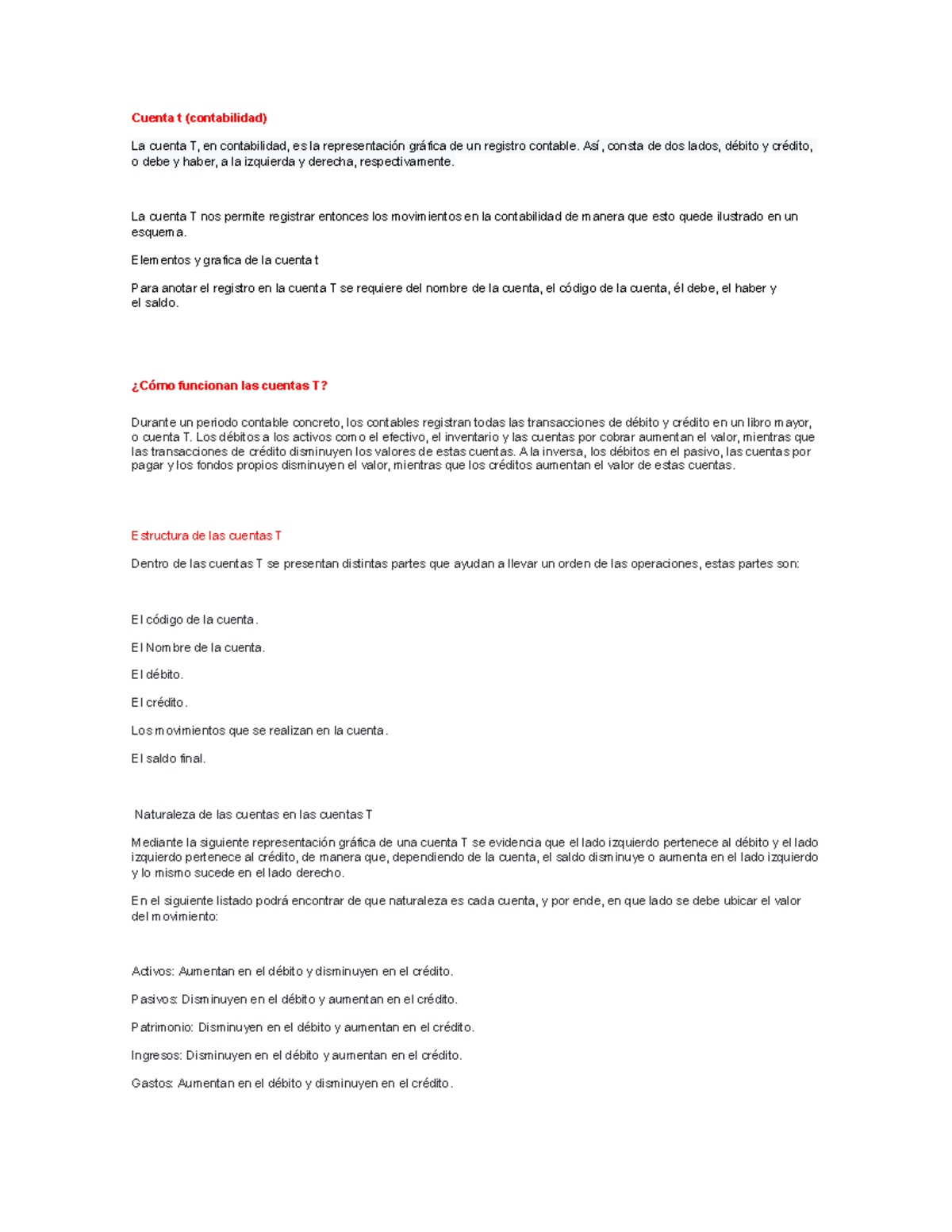 Cuenta t - super - Cuenta t (contabilidad) La cuenta T, en contabilidad ...