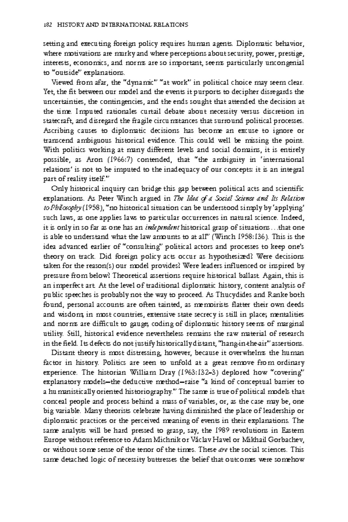 History of IR-96 - setting and executing foreign policy requires human ...