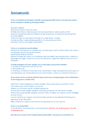 T test - T-test og statistisk signifikans: en smakebit En t-test er en ...