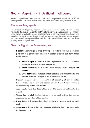 Knowledge Representation UNIT3 - Knowledge-Based Agent in Artificial intelligence o An ...