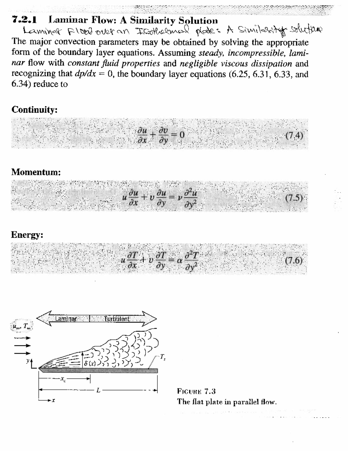 Lecture 12 Chap7b - Laminar flow, similarity solution - MECE3930U - Studocu