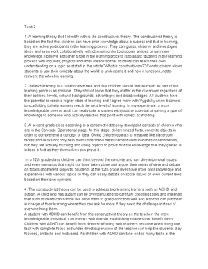 Task 4 - Task 4, passed on first try. - Task 4 A. 1. The instructional ...