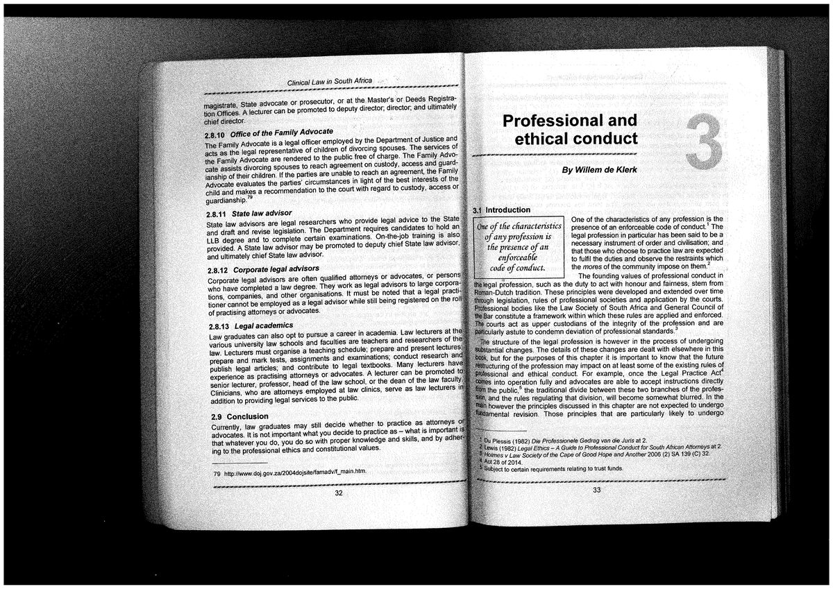 Chapter 3 of the textbook - LPRC4812 - Studocu