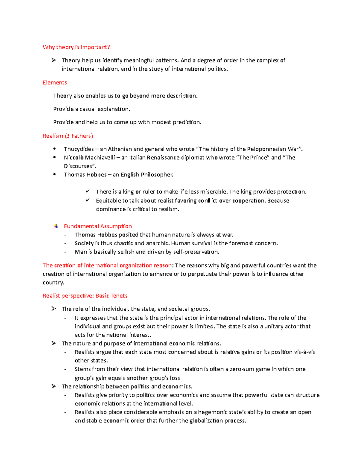 Introduction to International Relations Notes - AB Foreign Service ...