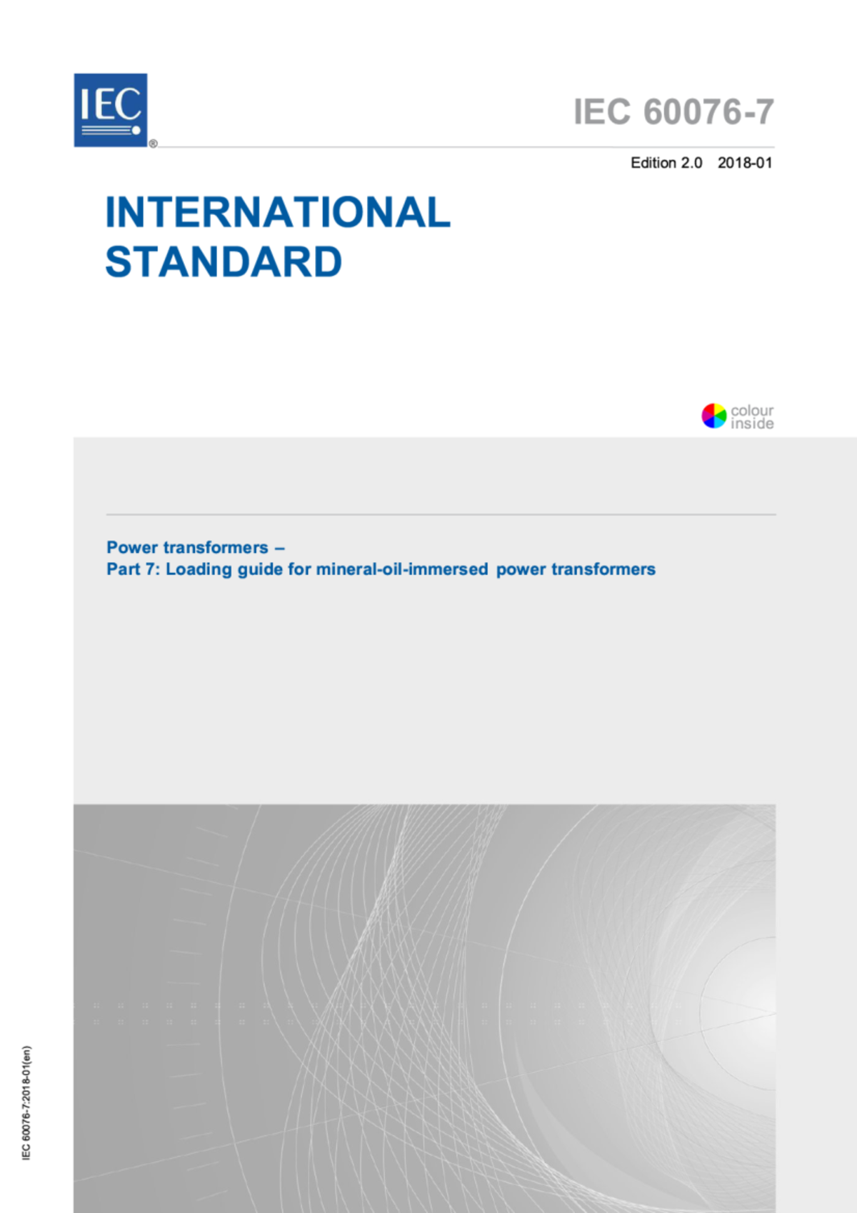 IEC 60076-7 Ed 2 2018 - Normativas - T H I S P U B L I C AT I O N I S C ...