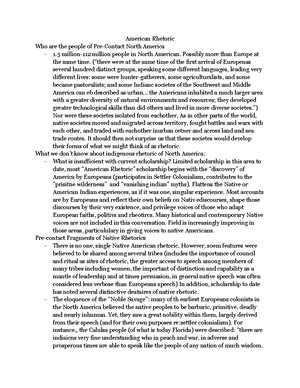 Module 1 SPCM 201 Notes - Module 1 What is Rhetoric: So what is ...