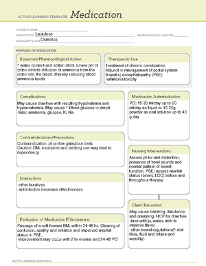 Pancreatic enzymes - ALT - ACTIVE LEARNING TEMPLATES Medication STUDENT ...