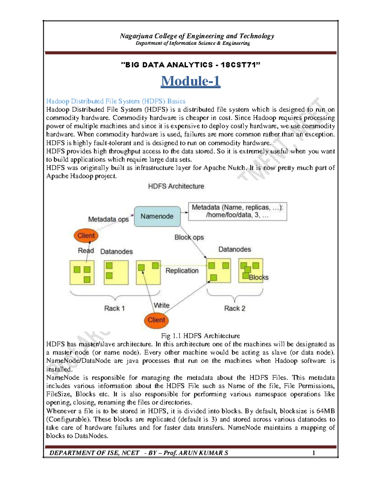BDA - Notes - nil - Department of Information Science & Engineering ...