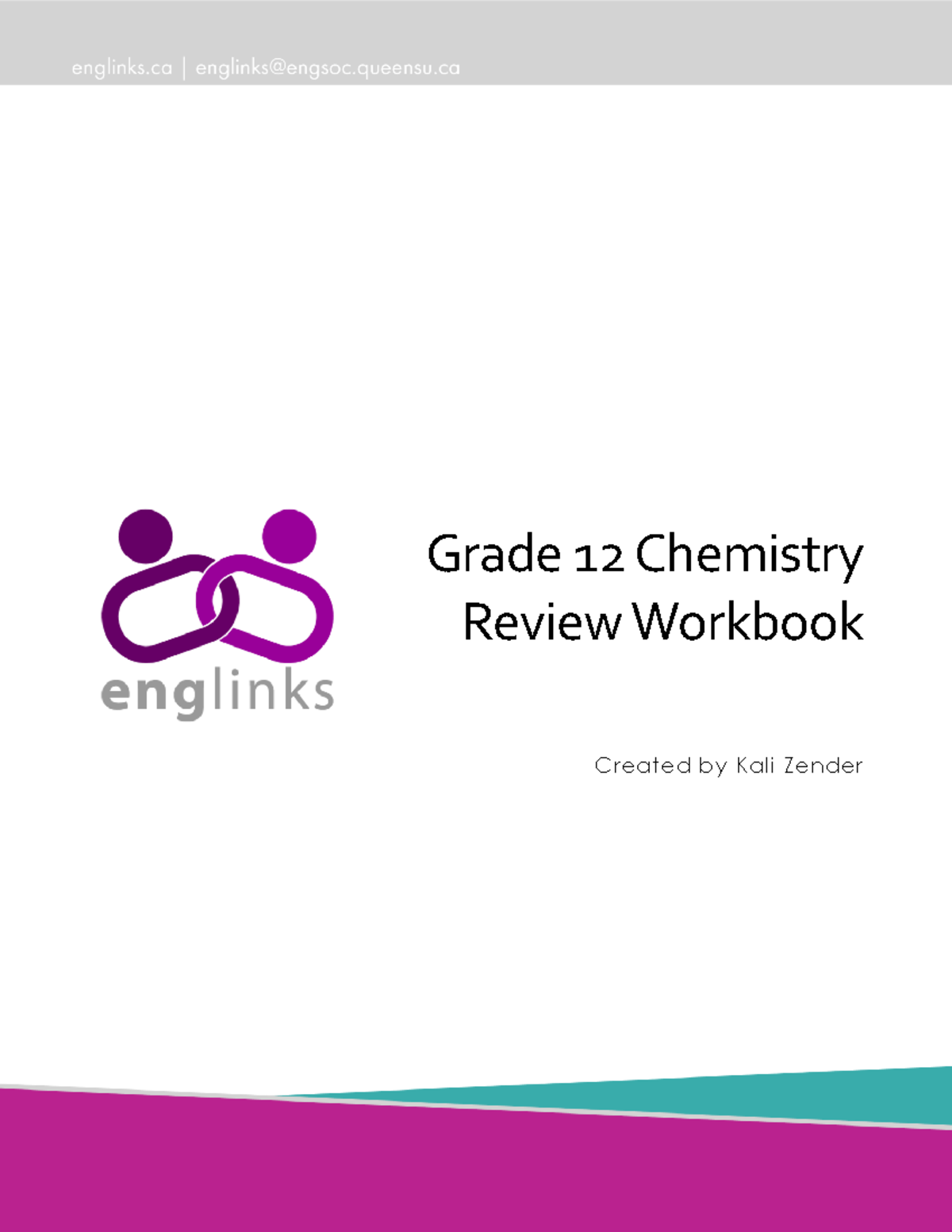 Grade 12 Chemistry Review Workbook Student Copy - Grade 12 Chemistry ...