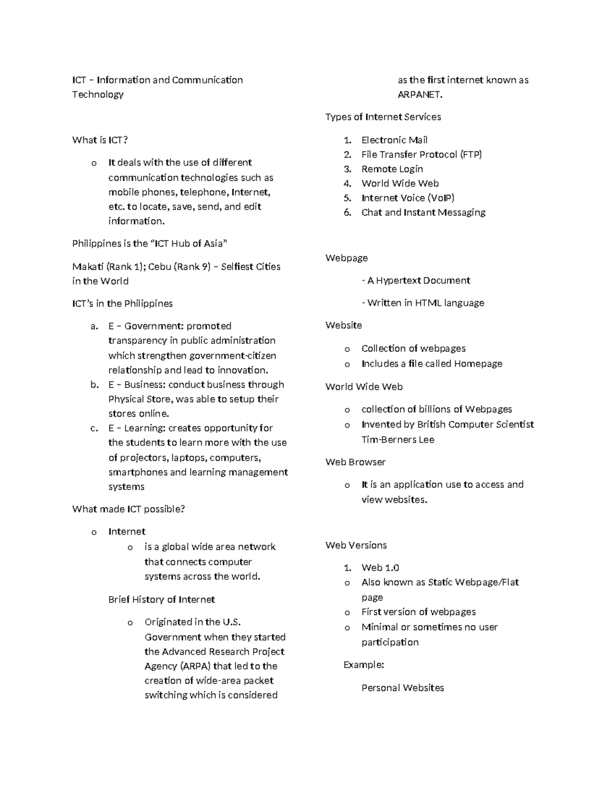 Emetech - For educ purposes - ICT – Information and Communication ...