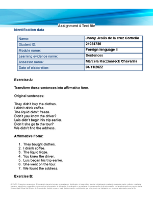 Avance 3 de la Practica Profesional - Avance 3 Datos generales Nombre ...