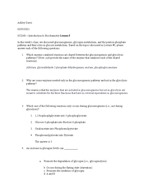 SCI260 lesson 4 - Notes - Ashley Davis 01-29- SCI Lesson 4 Cellular ...