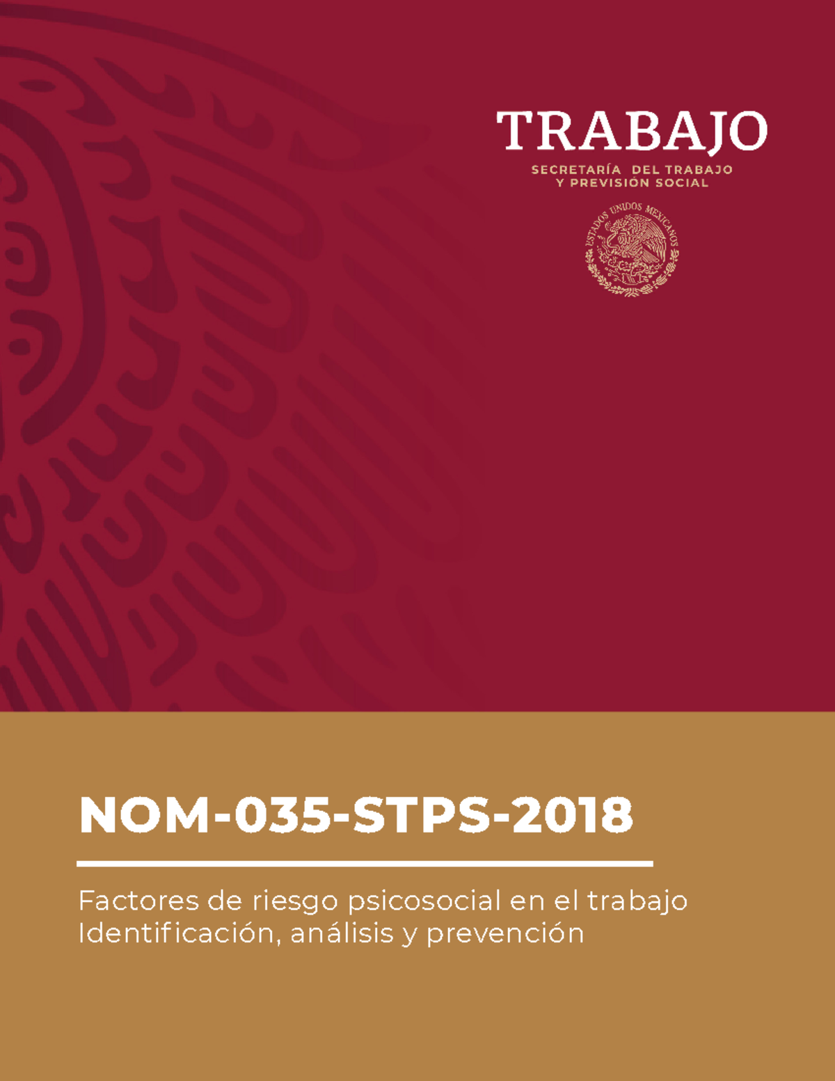 NOM035 informativo - Varios - NOM-035-STPS- Factores de riesgo ...