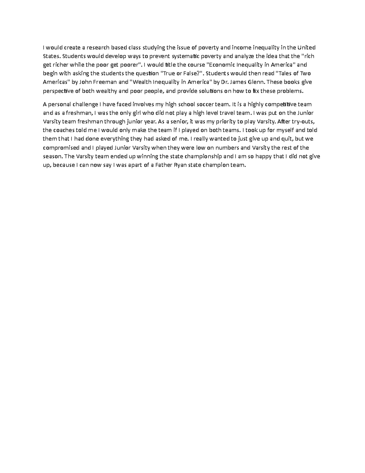 I Would Create A Research Based Class United States I Would Create