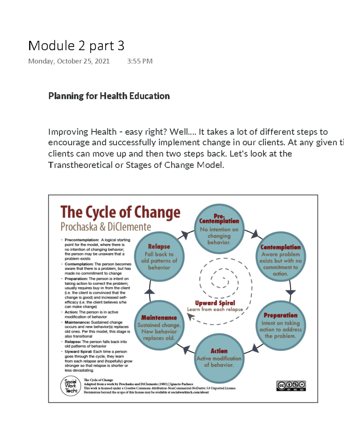 Module 2 part 3 - Spring 2022 - Planning for Health Education Improving ...