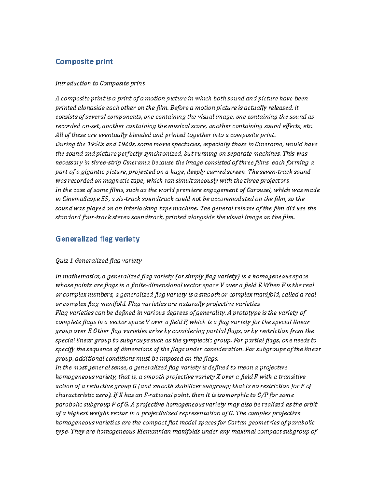 HIST123 Notes Composite print - Composite print Introduction to ...