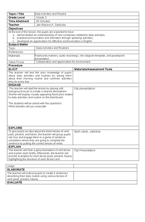 Matrix-ED-15A - ED 15A – Assessment in Learning 2 Name ...