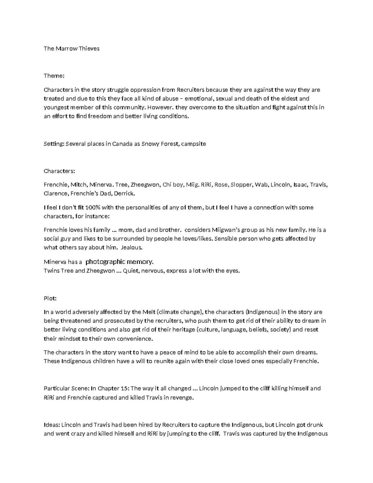 The Marrow Thieves - It will provide you with a Canada early settlement ...