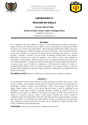 Ensayo DE Resistencia A LA CompresióN DE Especí Menes UDC - ENSAYO DE ...