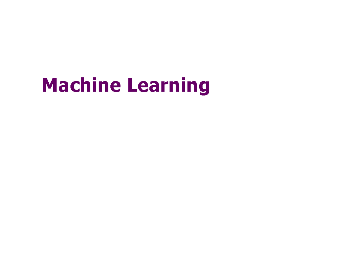 Regression and Empirical Risk Minimization - Machine Learning Topic 2 ...