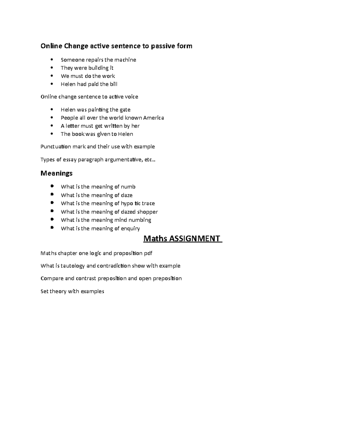 mathematics chapter one logic and preposition - Applied Mathematics I ...