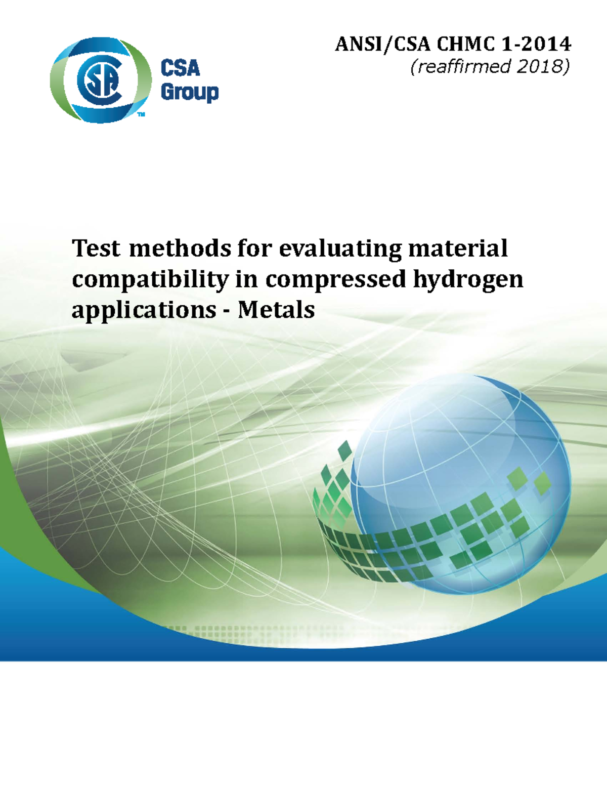 ANSI & CSA CHMC (2018) - ANSI/CSA CHMC 1- Test methods for evaluating ...