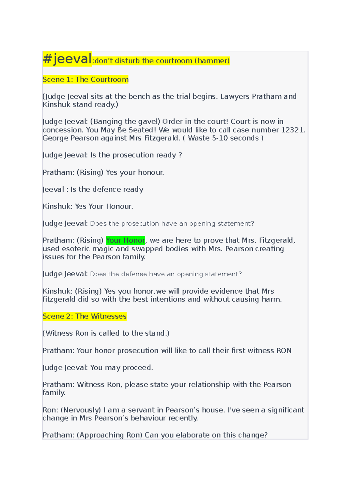 ENG PLAY VER2 - ffvv - #jeeval:don’t disturb the courtroom (hammer ...