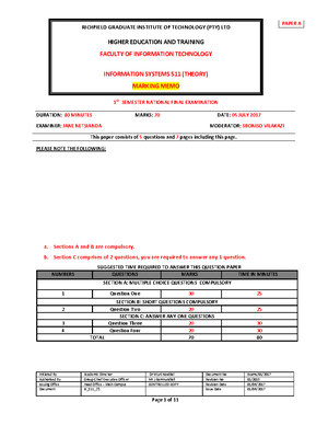Strategic Management 732 Assignment - Richfield - Studocu